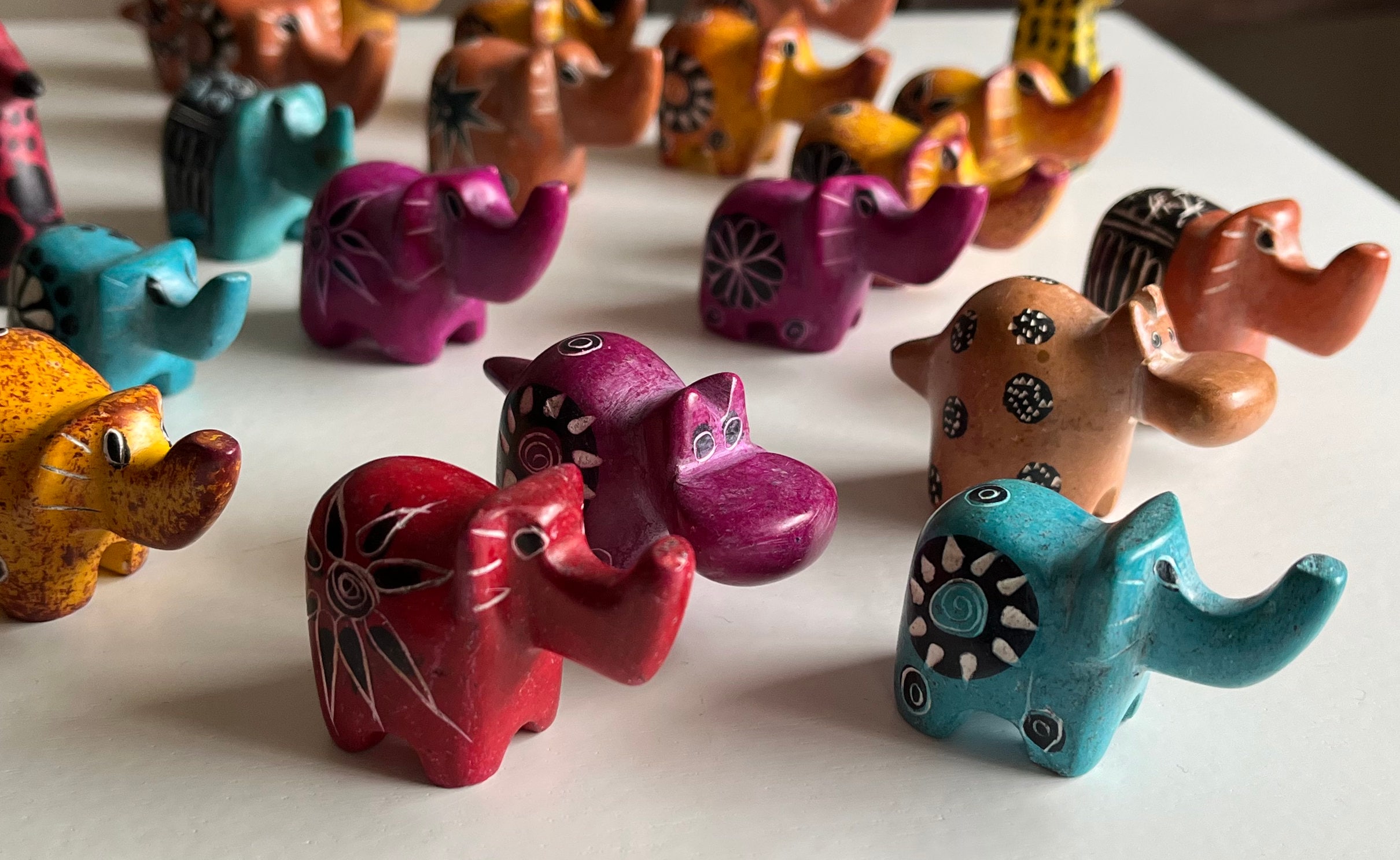 Handmade Mini Soapstone Animals - Etsy