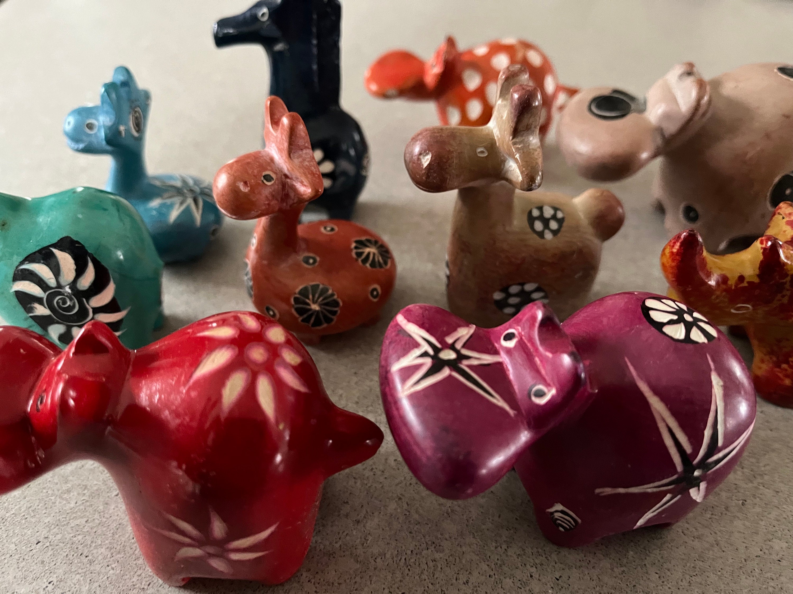 Handmade Soapstone Animals - Etsy