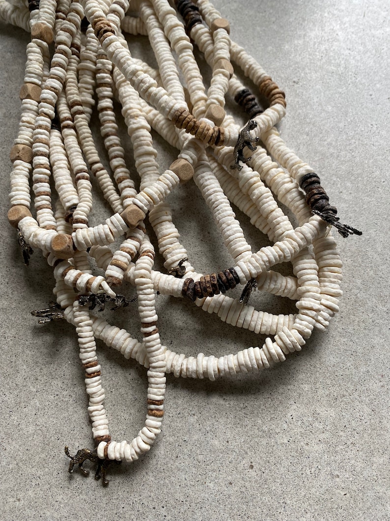 San Bushmen Collection: Ostrich Shell Beads Necklace With - Etsy