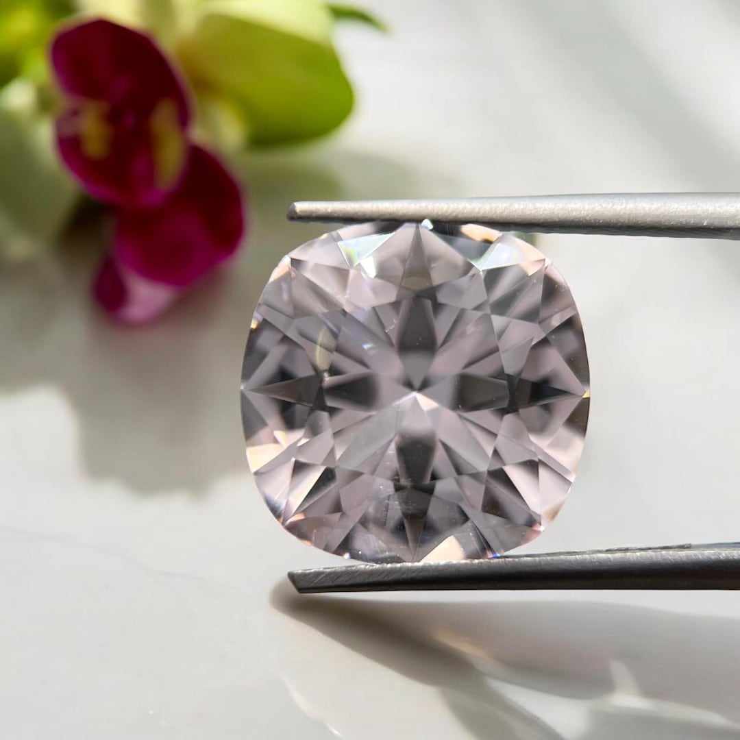 6,65 Ct Natural Light Pink Morganite From Nigeria, Loose Pink Beryl, Morganite Jewelry ...