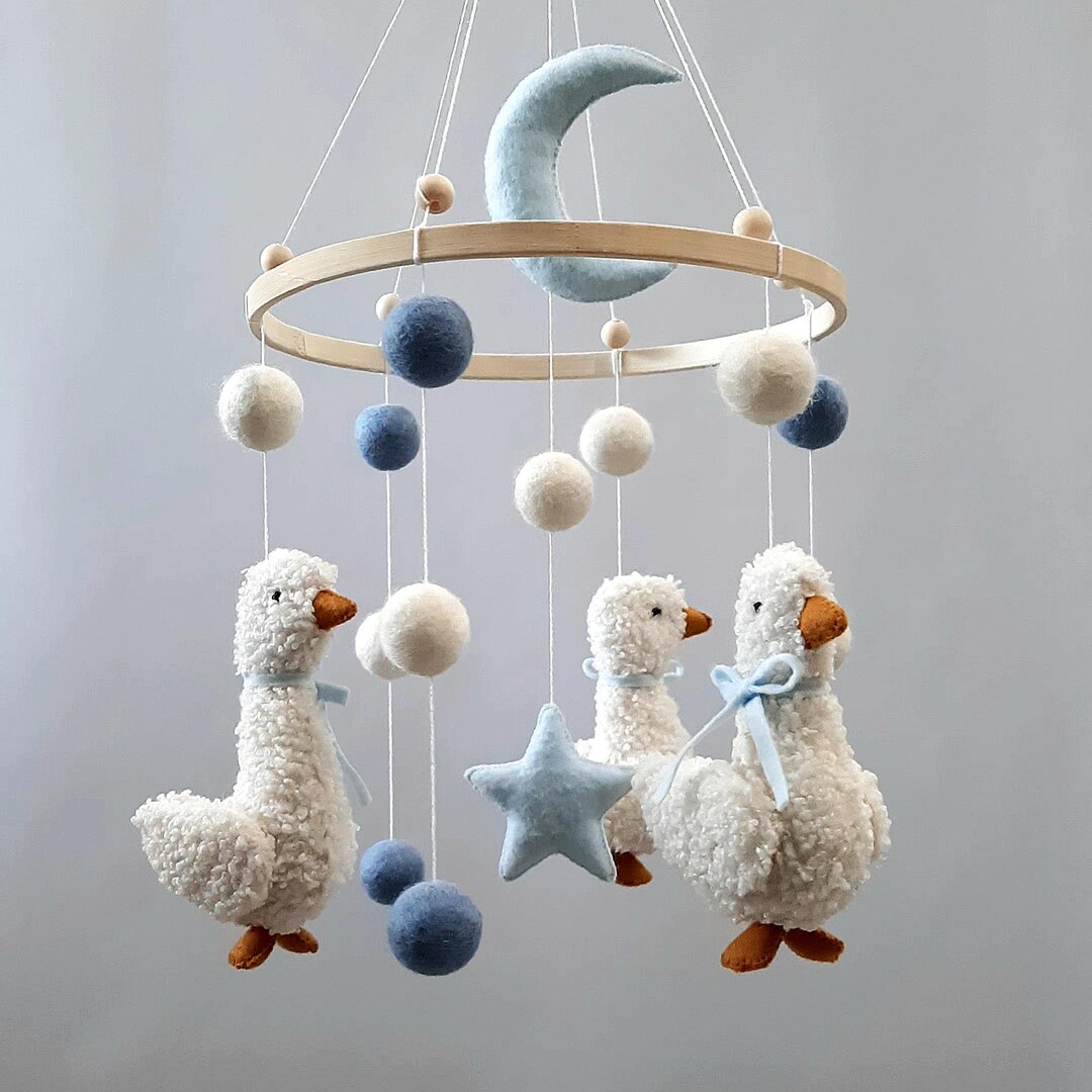 Baby Mobile, Goose Mobile, Mobile in the Crib, Gift for a Newborn, Toy ...