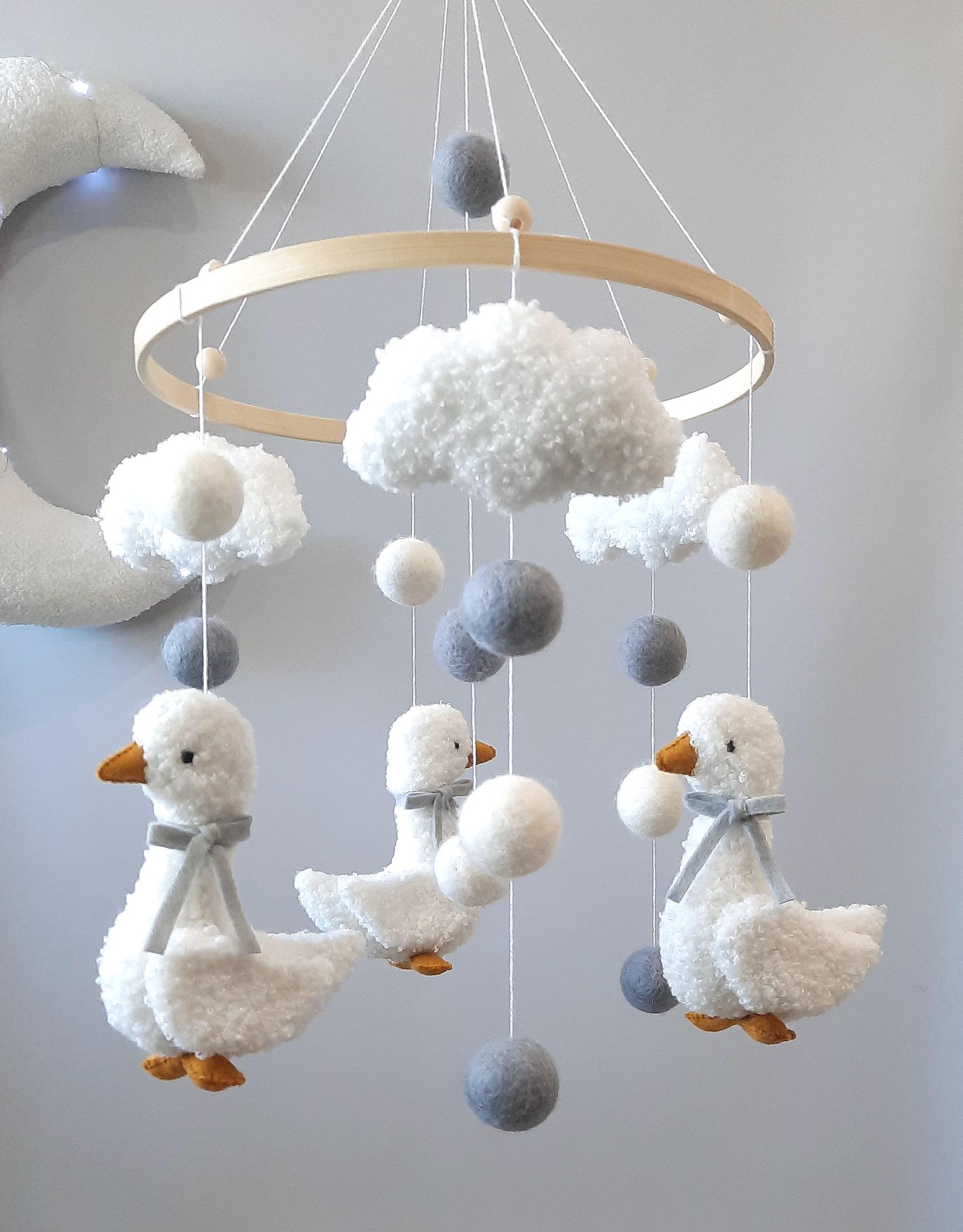 Baby Mobile,forest Mobile,geese,mobile in the Crib,gift for a Newborn ...