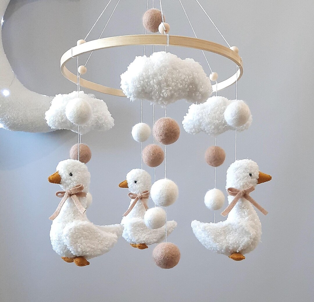 Baby Mobile, Mobile Goose, Goose, Mobile in the Crib, Gift for a ...
