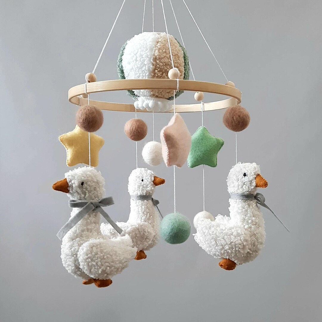 Mobile Baby, Mobile Goose, Mobile in a Crib, Toy Goose-mobile, Mobile ...