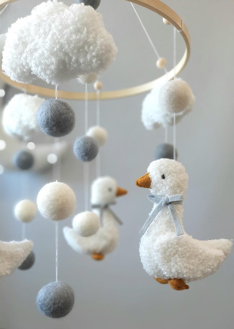 Baby Mobile,forest Mobile,geese,mobile in the Crib,gift for a Newborn ...