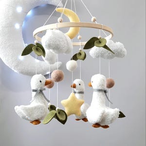 Baby Mobile, Mobile Goose, Goose, Mobile in the Crib, Gift for a ...
