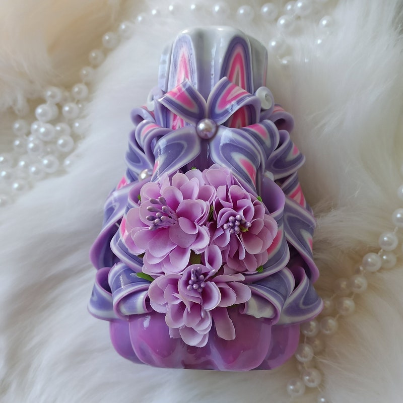 Purple Fancy Candles - Etsy UK