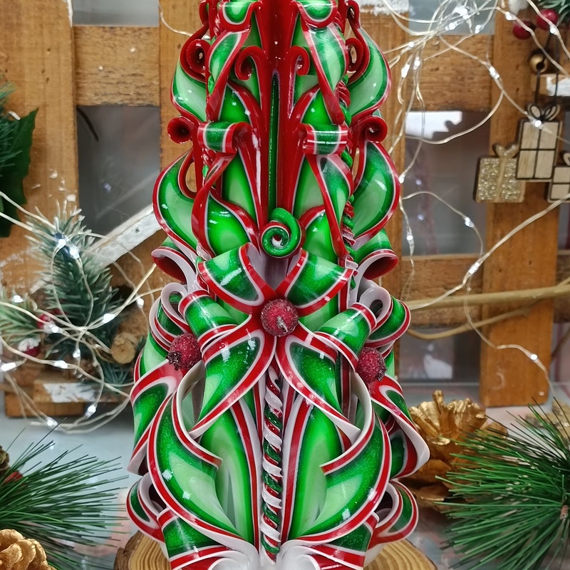 Christmas Candles - Etsy