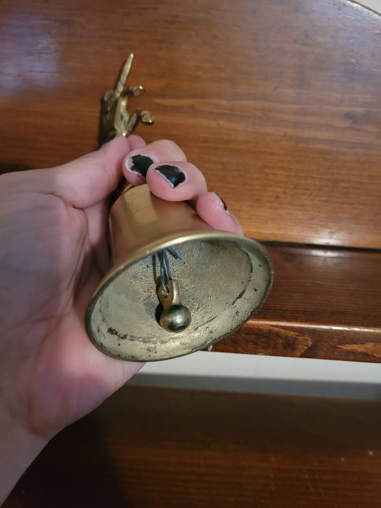 Unicorn Brass Bell - Etsy