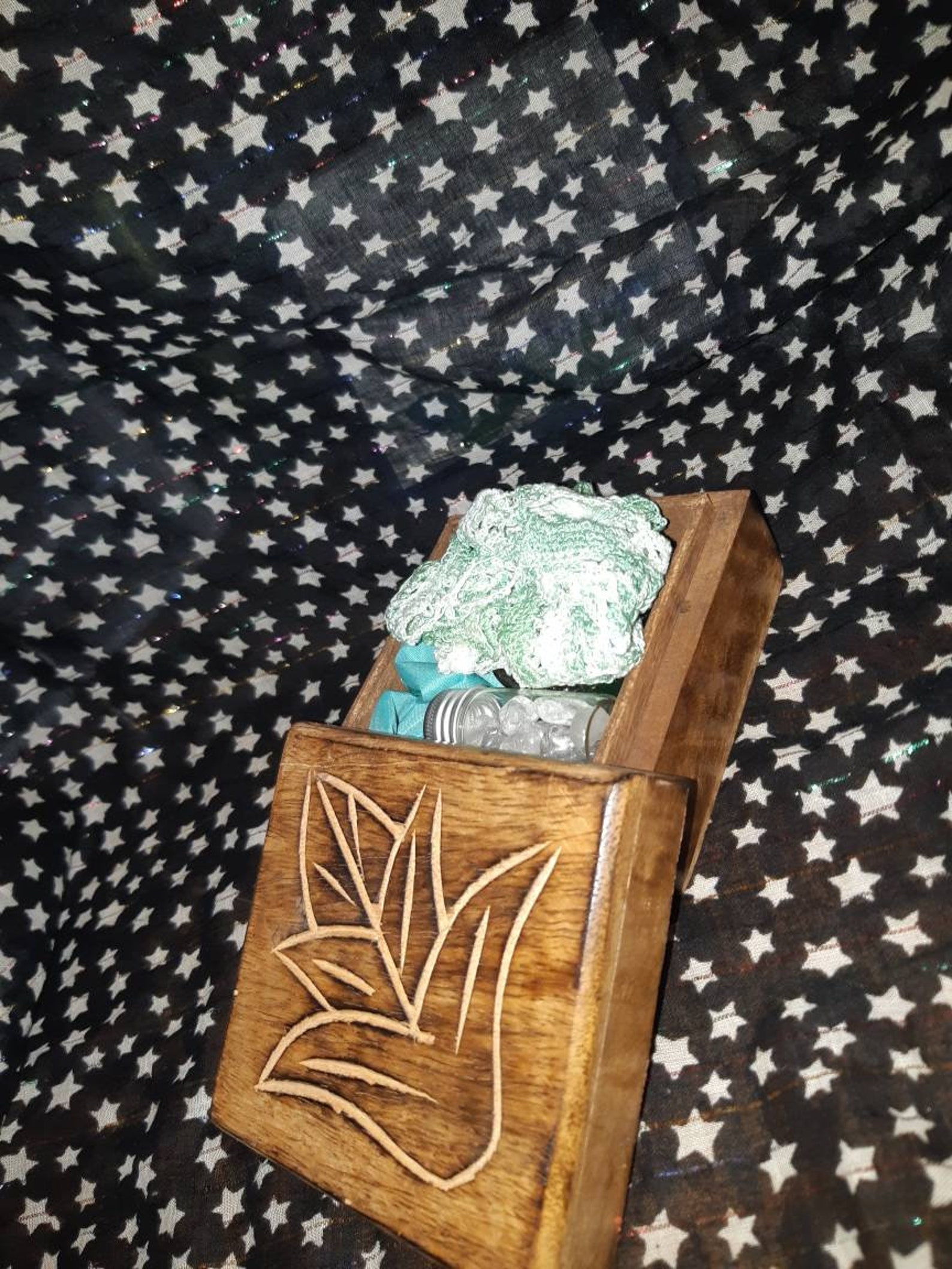 Prosperity Altar and Crystal Grid in a Unique Wooden Box. - Etsy
