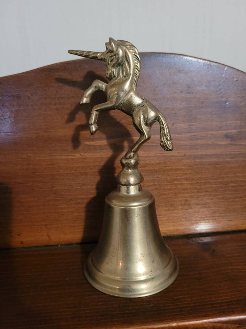Unicorn Brass Bell - Etsy