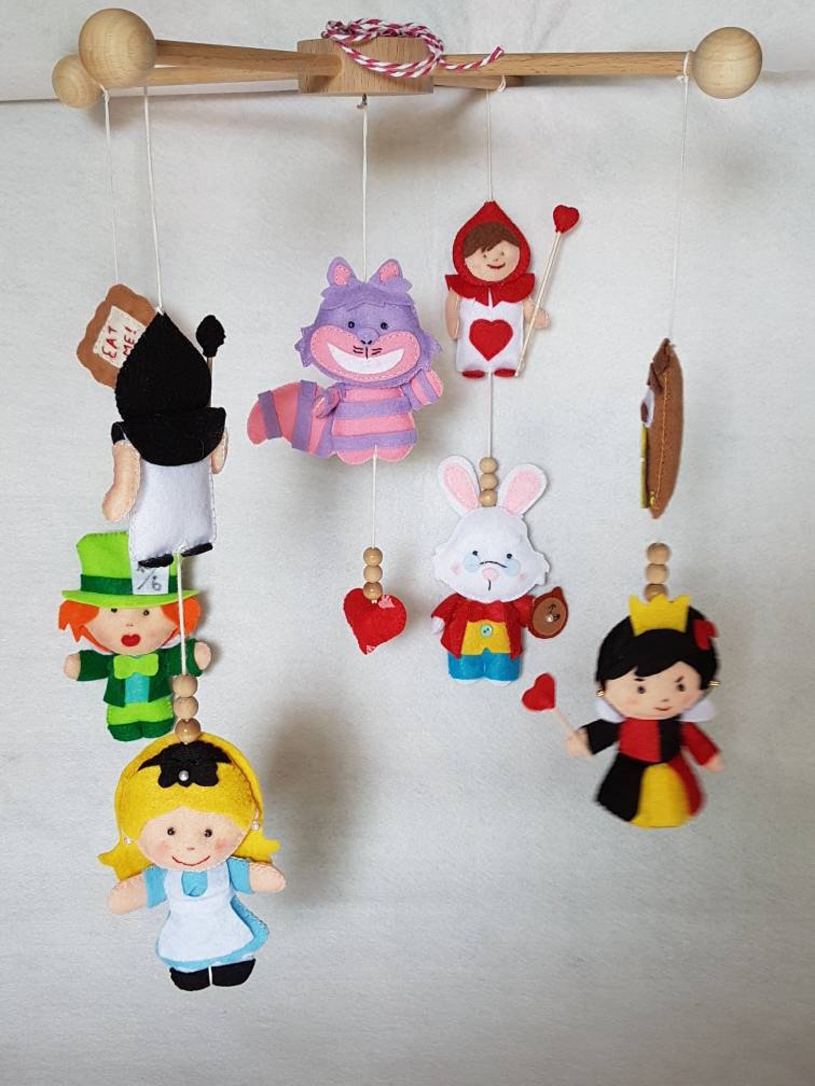 Alice in Wonderland Mobile Fairytale Mobile - Etsy