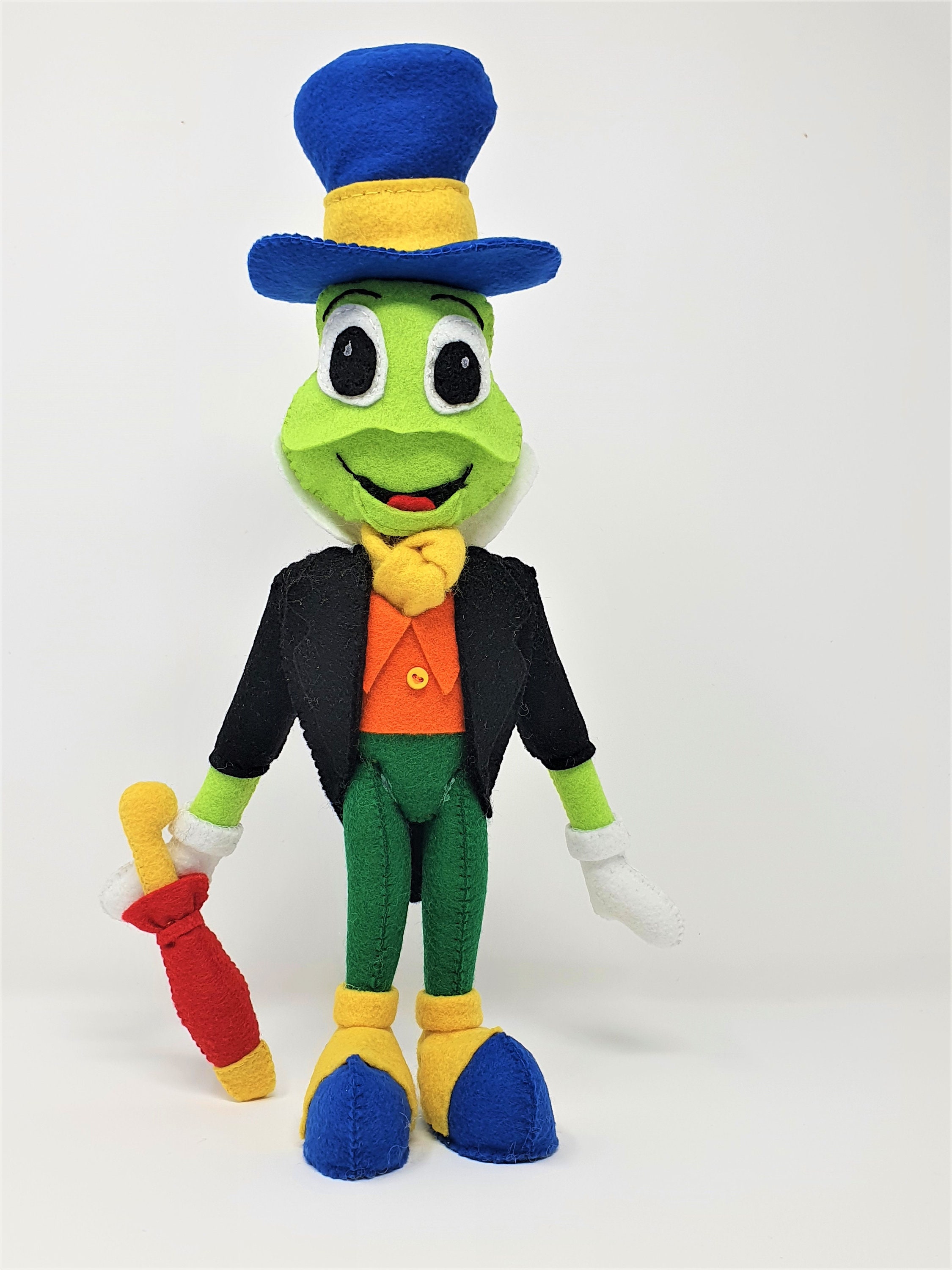 Pinocchio Grillo Parlante jimmy in feltro Made in Italy - Etsy Italia