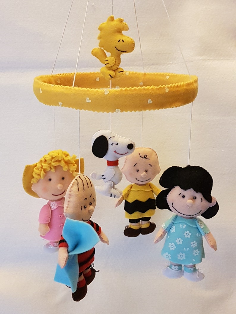 Baby Mobile Snoopy, Peanuts Baby Gift Made in Italy - Etsy
