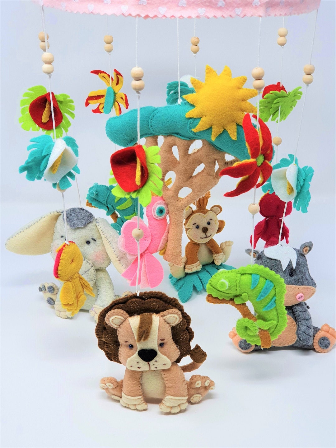 Giostrina culla mobile, safari mobile. - Etsy Italia