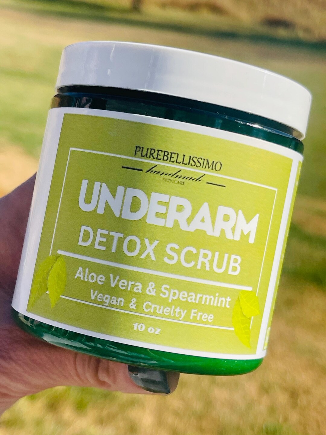 Underarm Detox Exfoliating Scrub With Aloe Vera, Underarm Brightening ...