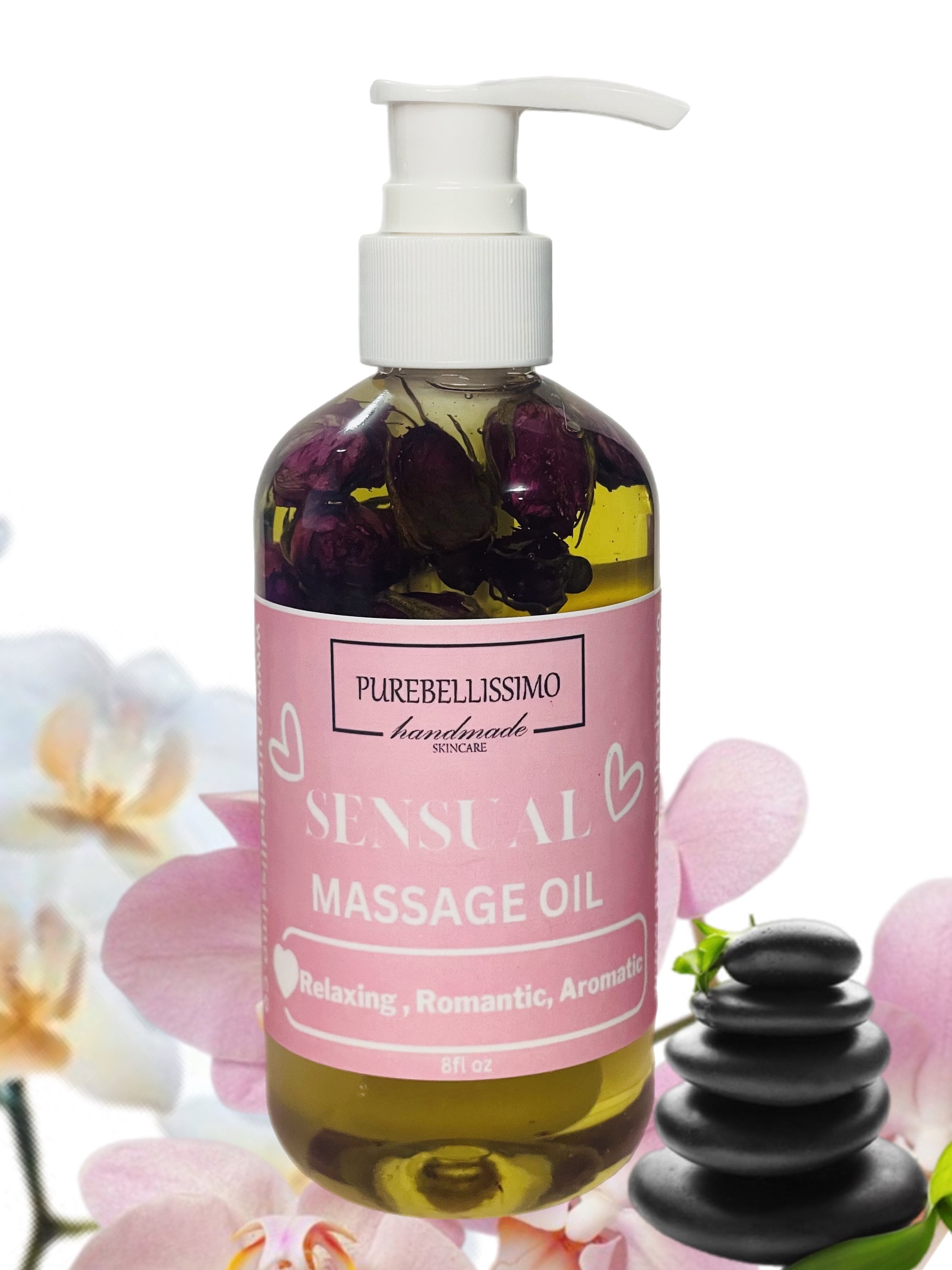 Romantic Massage Oil for Couples With Vitamin E Natural Body Oil Sensual Oil Massage Oil Etsy