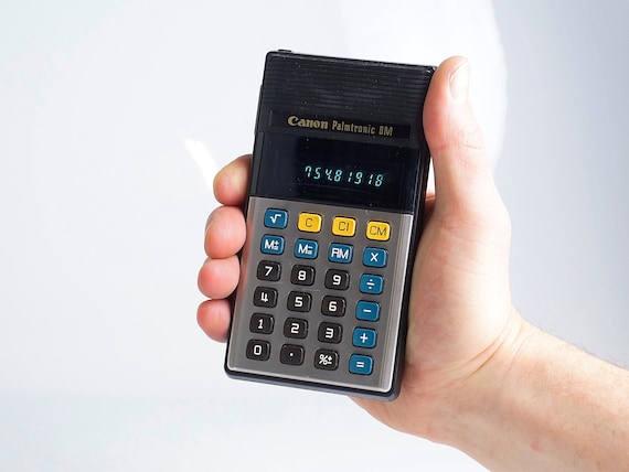 Vintage Canon Calculator 1970's - Etsy