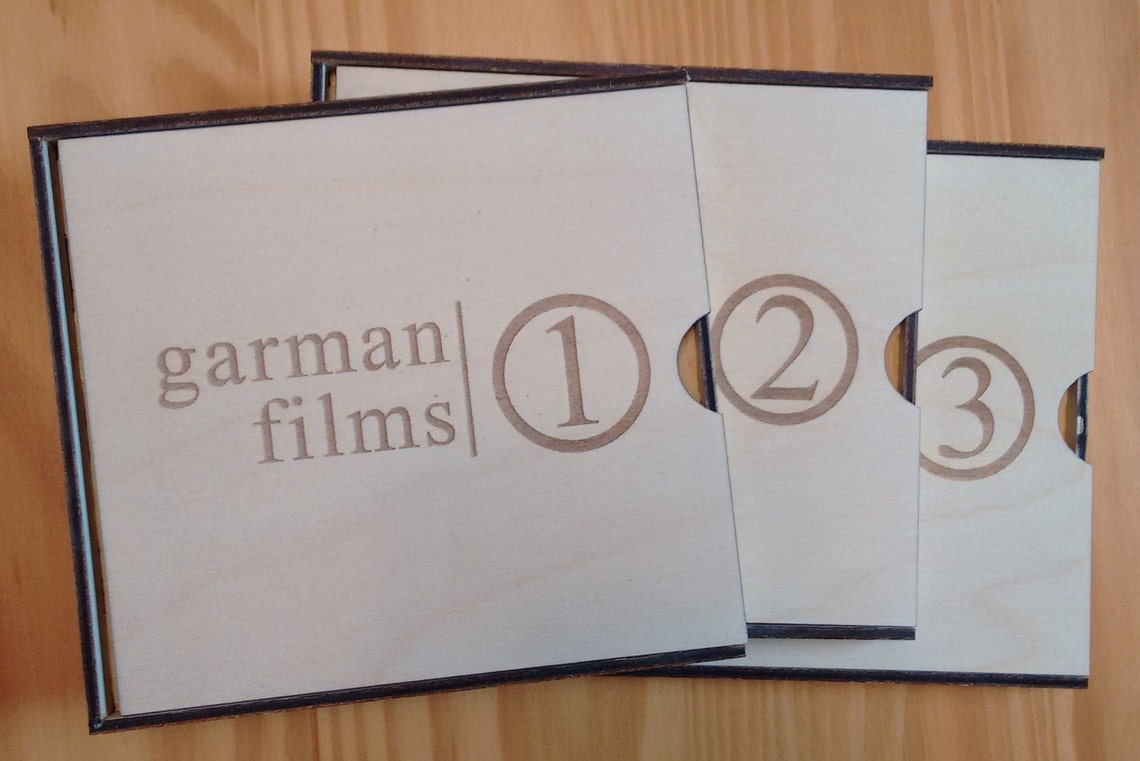 Wooden CD/DVD Case - Custom Engraved for Weddings, Band Merchandise and ...