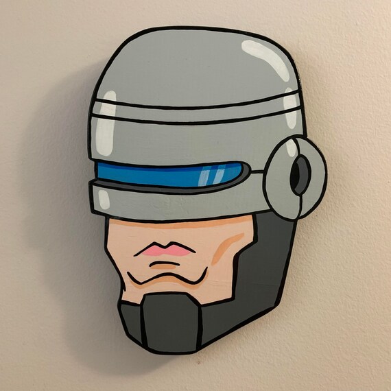 Robocop Wood-cutout | Etsy