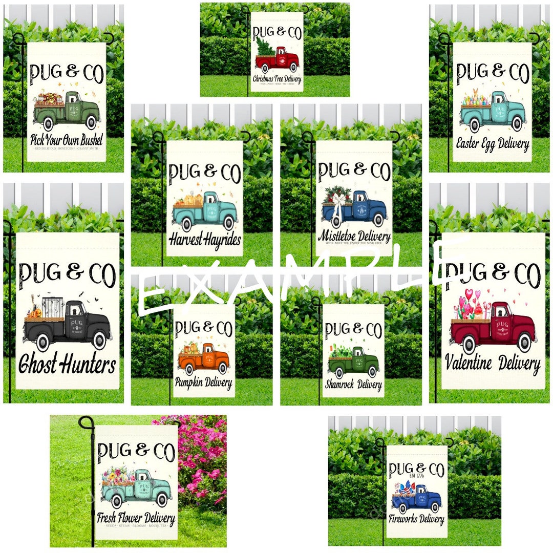 Dog Breed Garden Flag Bundle ~ 11 Flags (breeds A-F) Choose Your Breed ...