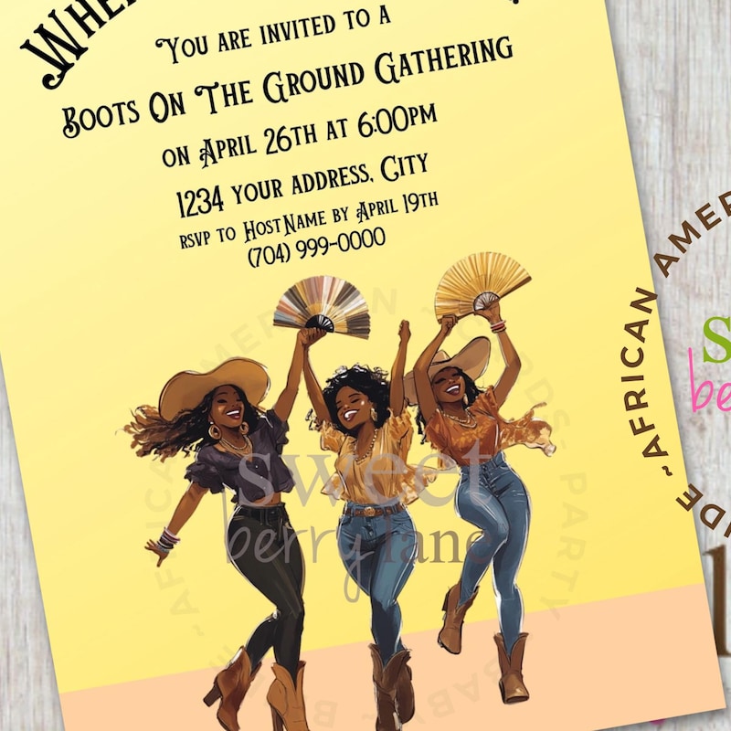 Boots on the Ground Flyer - Etsy