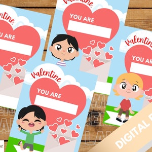 Valentine Cards for Kids | Positive Affirmation Valentine Cards ...
