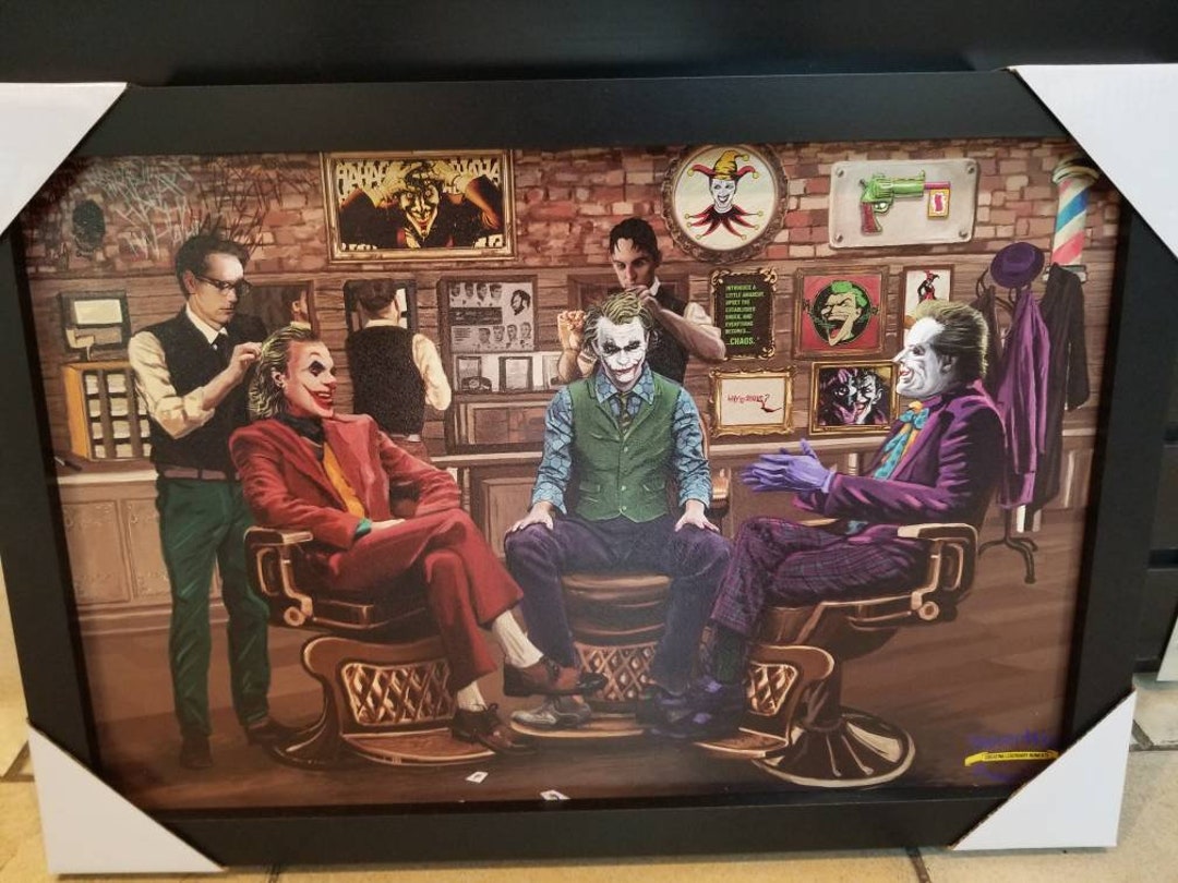 Joker Barbershop//big Picture Cleveland//3 Different Sizes/poster ...