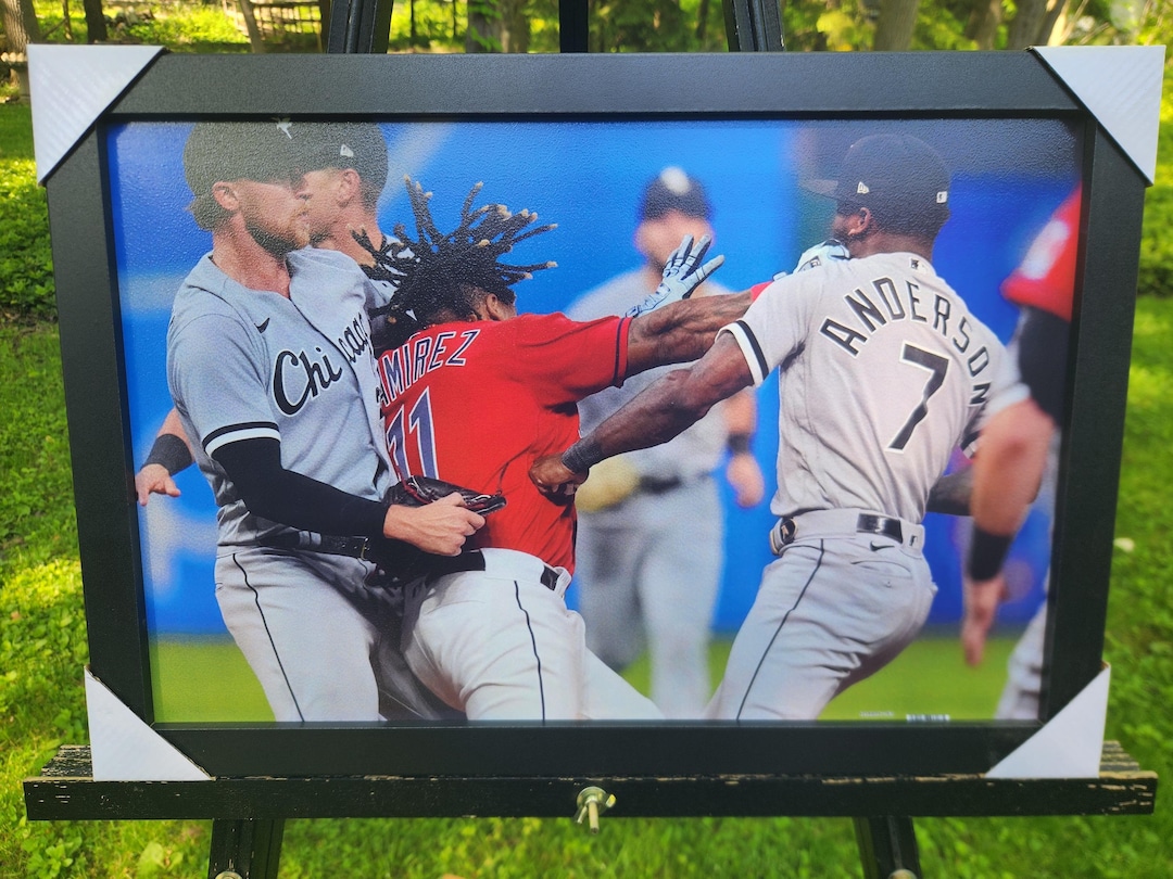 Jose Ramirez Tim Anderson Brawl/cleveland Baseball Player//big Picture ...