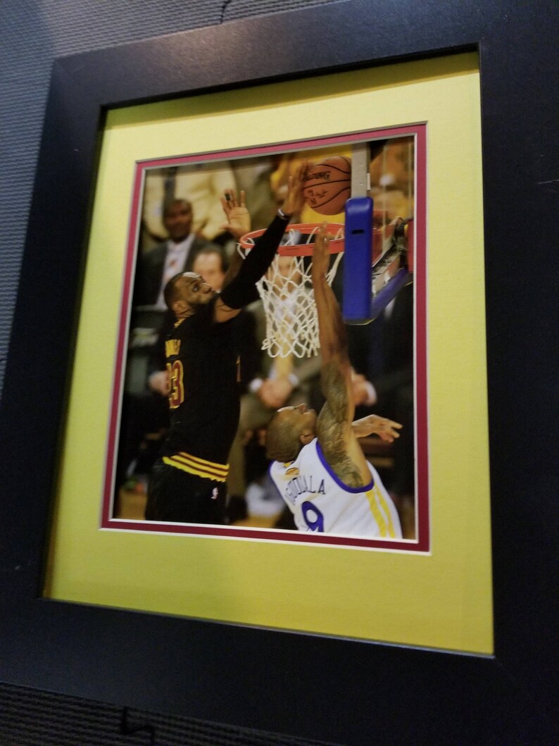 LeBron James The Block over Andre Iguodala | Etsy