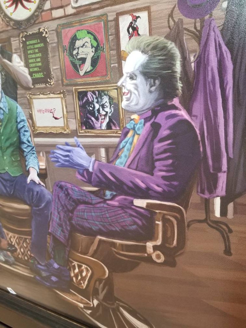 Joker Barbershop//big Picture Cleveland//3 Different Sizes/poster ...