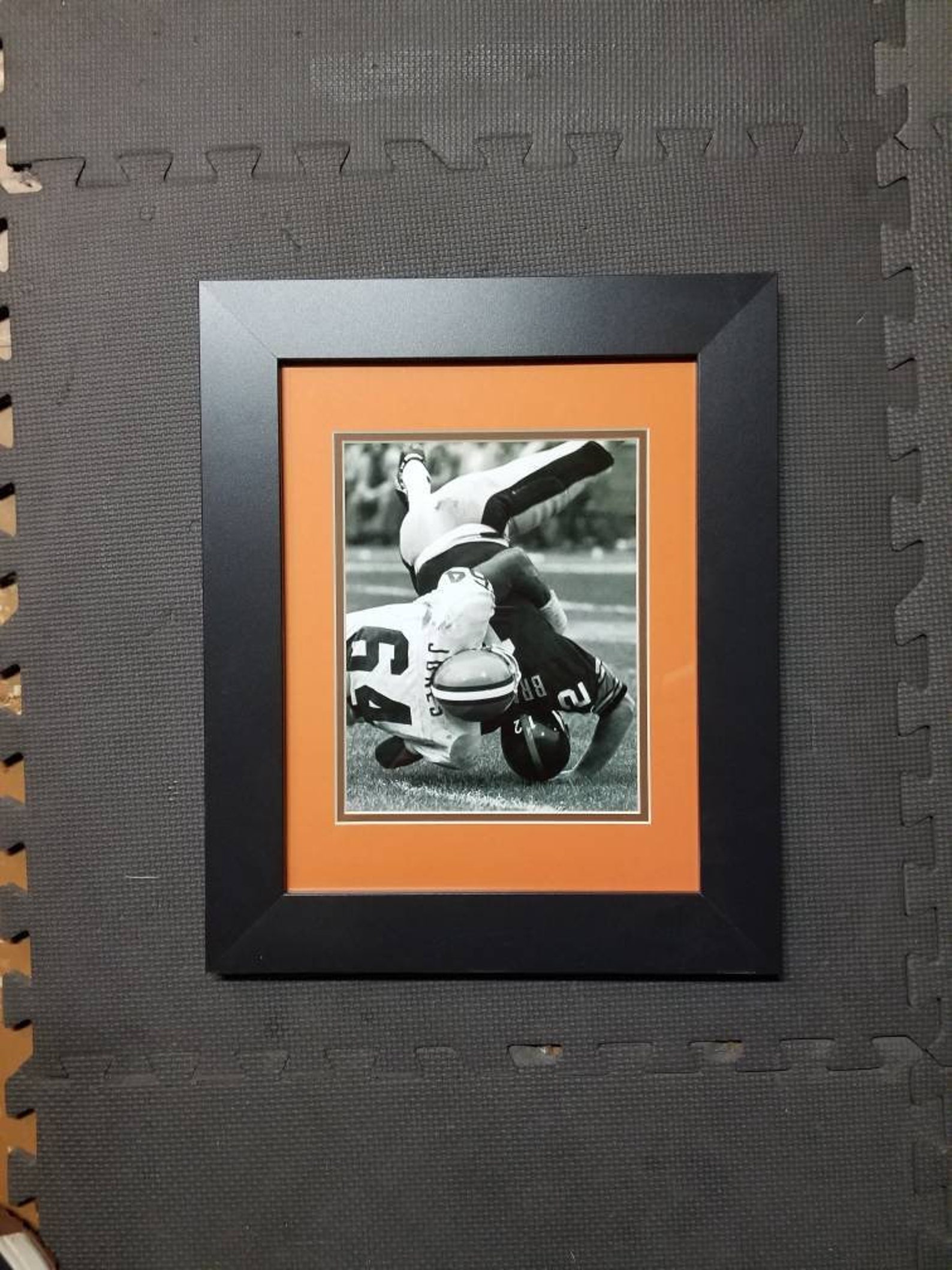 Turkey Jones Pile Driver Framed Photo, Cleveland Browns Memorabilia - Etsy