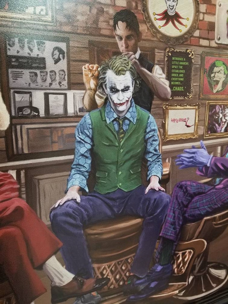 Joker Barbershop//big Picture Cleveland//3 Different Sizes/poster ...