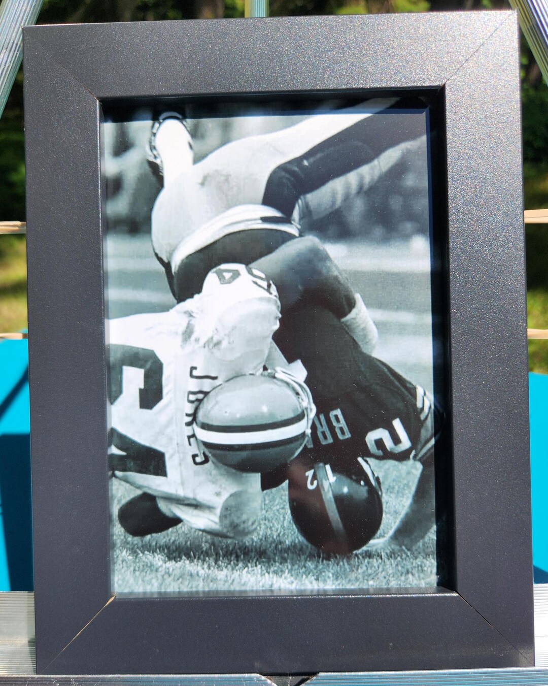 Turkey Jones Pummeling Terry Bradshaw Framed 5x7 Picture - Etsy