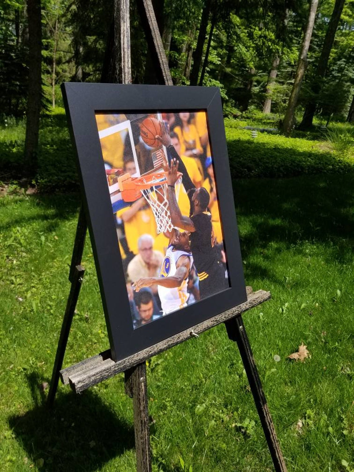 The Block Lebron James blocks Andre Iguodala in game 7 of the | Etsy