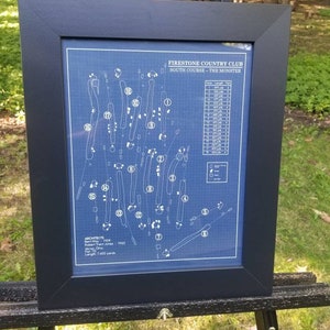 Firestone Country Club South Course Blueprint Pic//big Picture ...