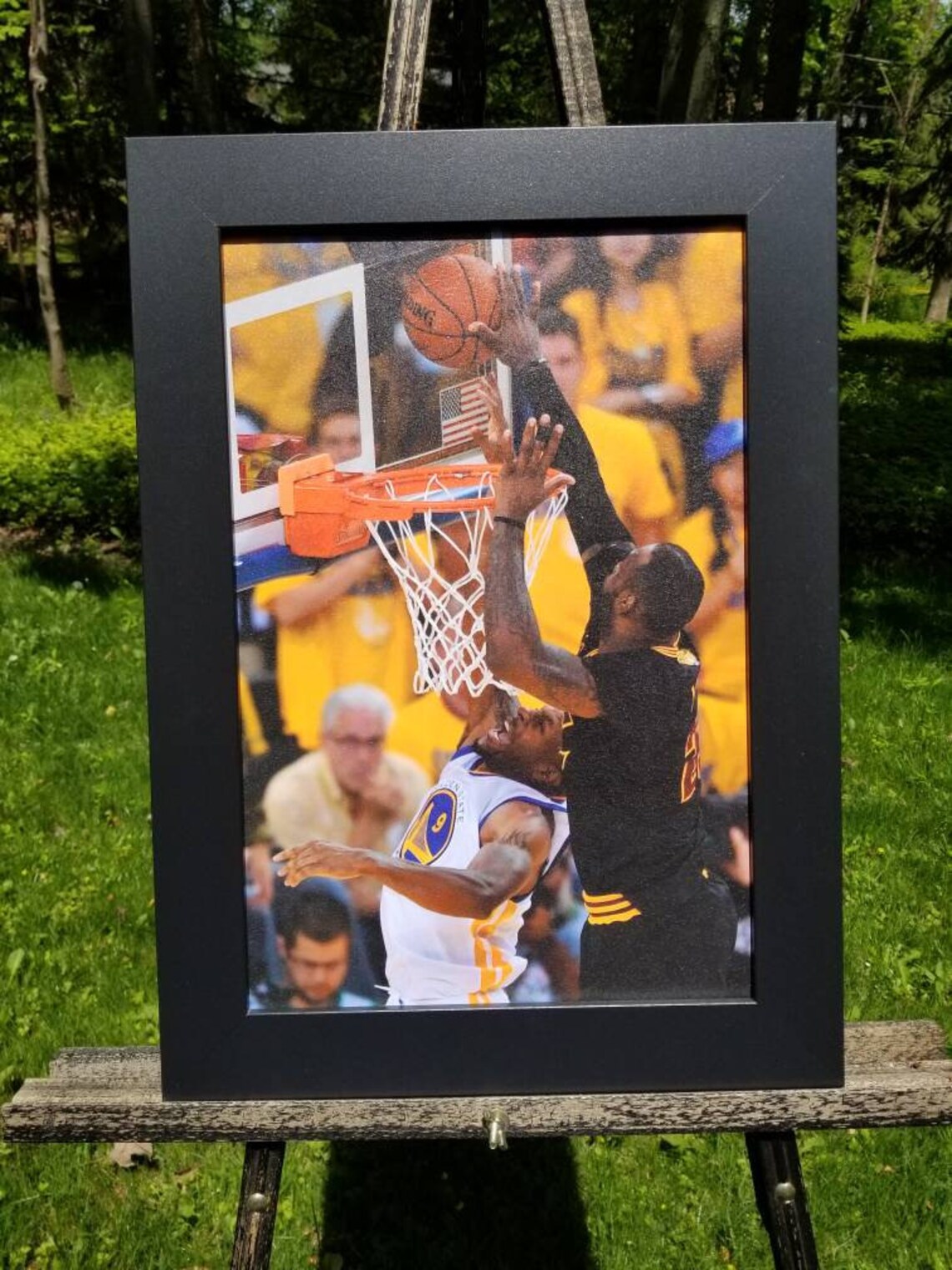 The Block Lebron James blocks Andre Iguodala in game 7 of the | Etsy