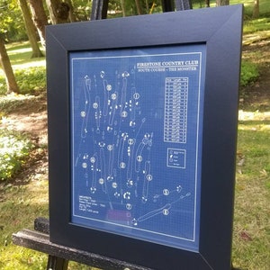 Firestone Country Club South Course Blueprint Pic//big Picture ...