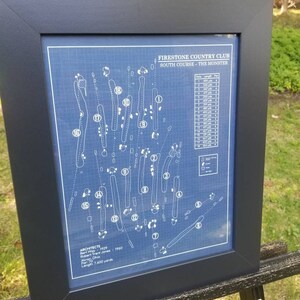 Firestone Country Club South Course Blueprint Pic//big Picture ...