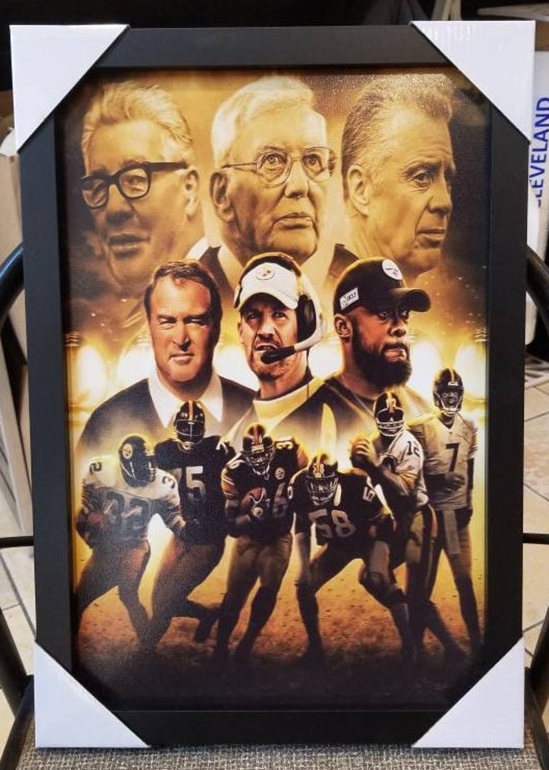 Pittsburgh Steelers Legends//big Picture Cleveland//3 Different Sizes ...