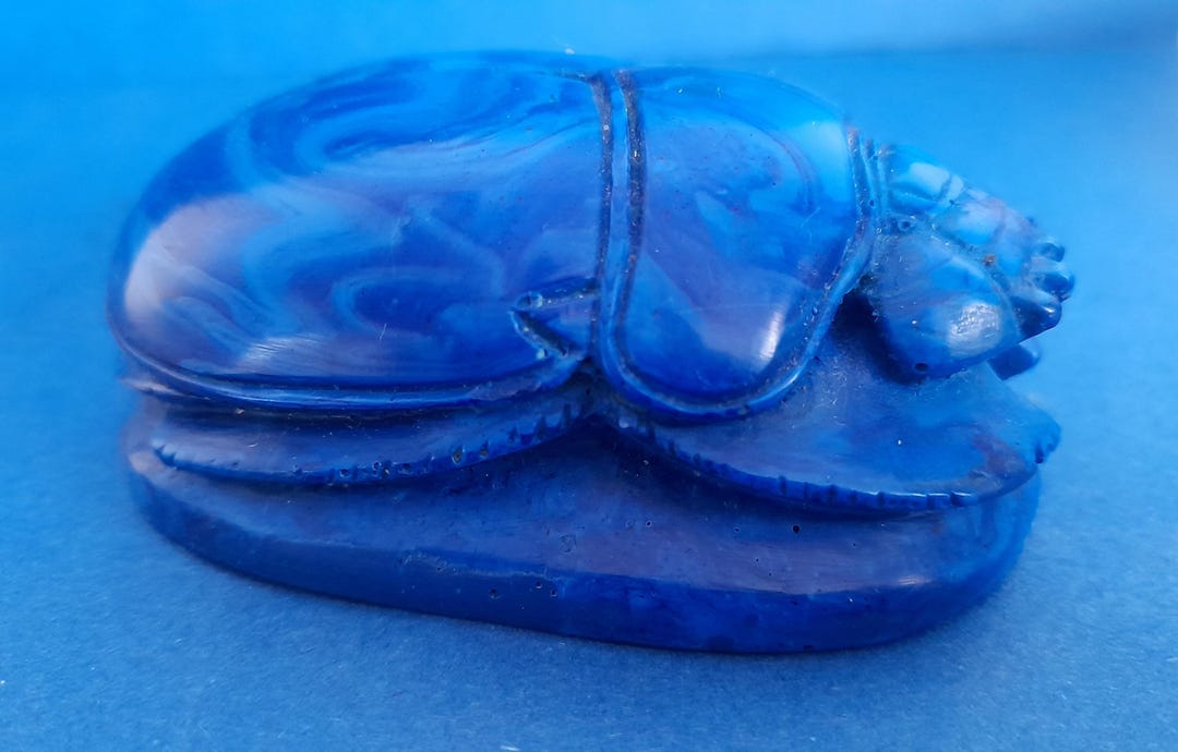 Fantastic Old Carving Scarab Symbol of Happiness From Egypt, Christmas ...