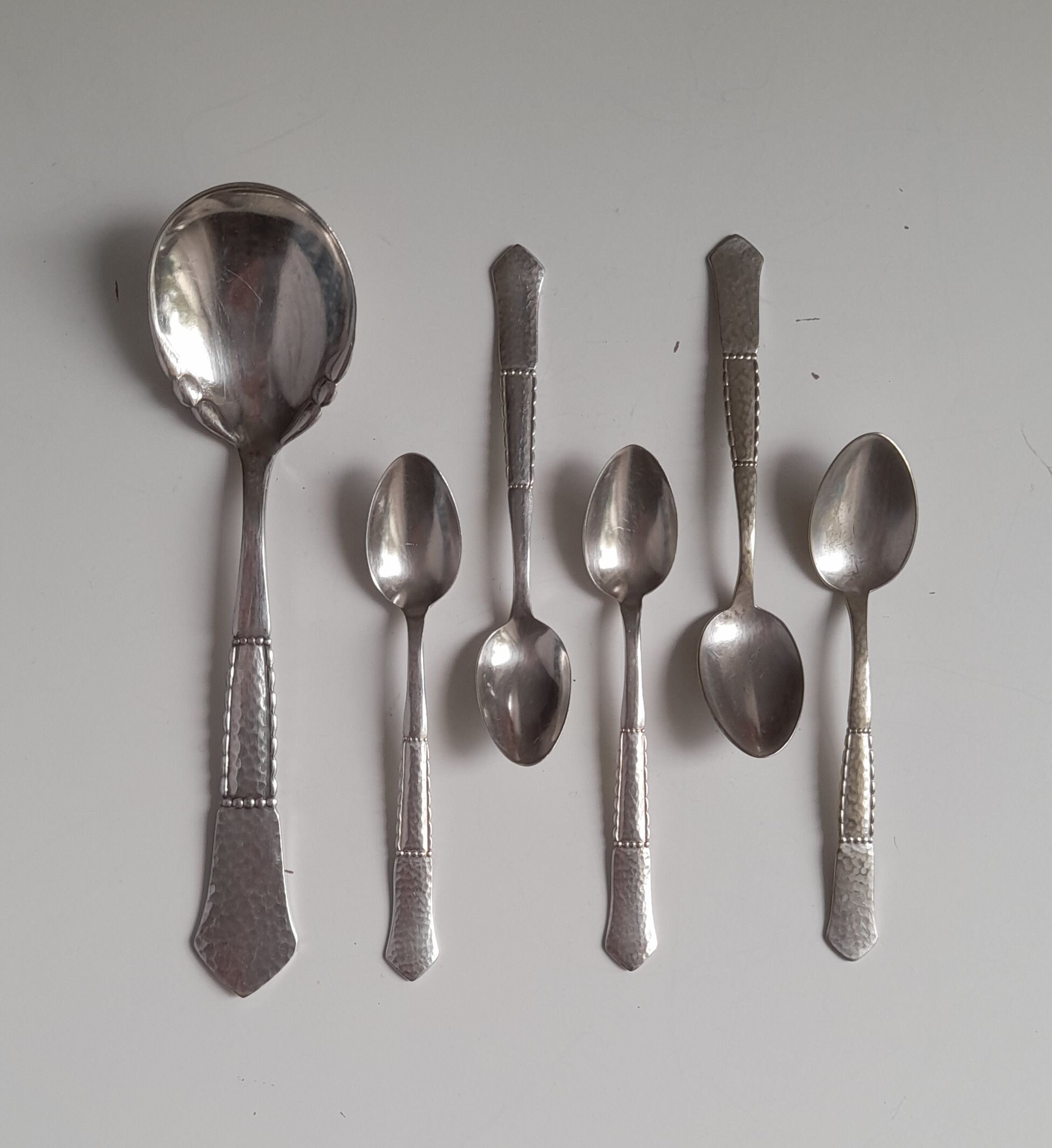Vintage Prima Ns ALP Import and SV NS Sweden Silver Plate Ladle Spoon ...