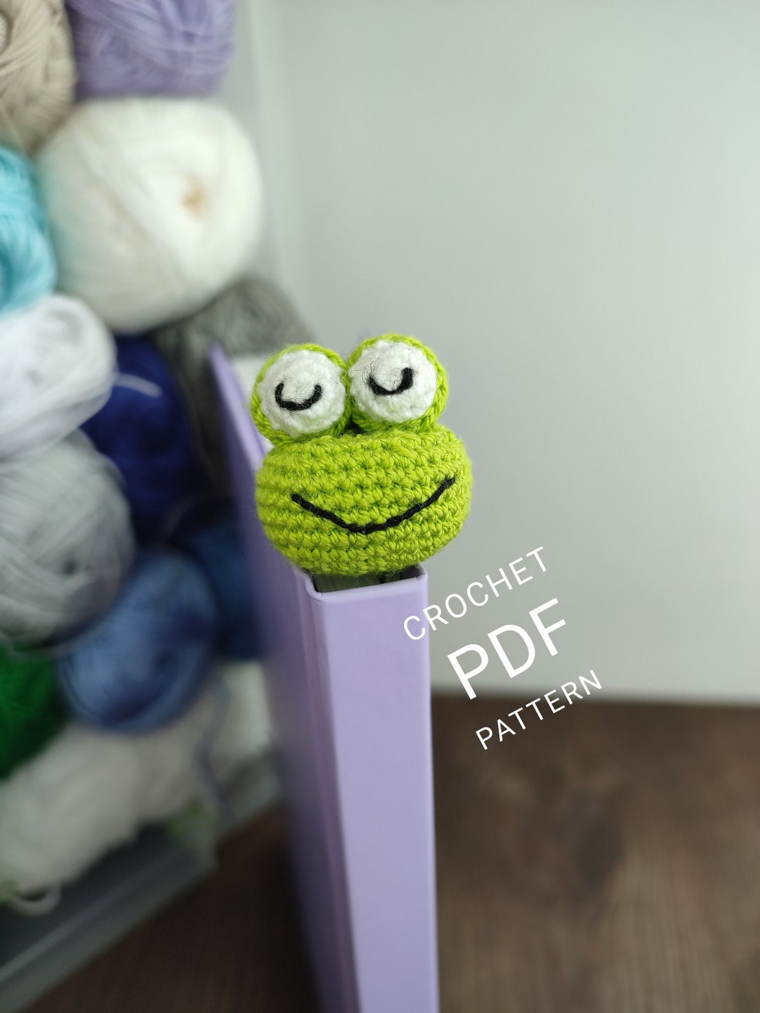 Crochet Frog Bookmark Pattern - Etsy