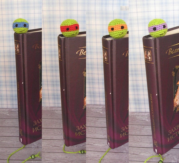 Ninja turtles bookmark set Christmas stocking stuffers kids | Etsy