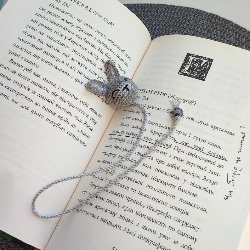 Tiny Bunny Bookmark Crochet Pattern - Etsy