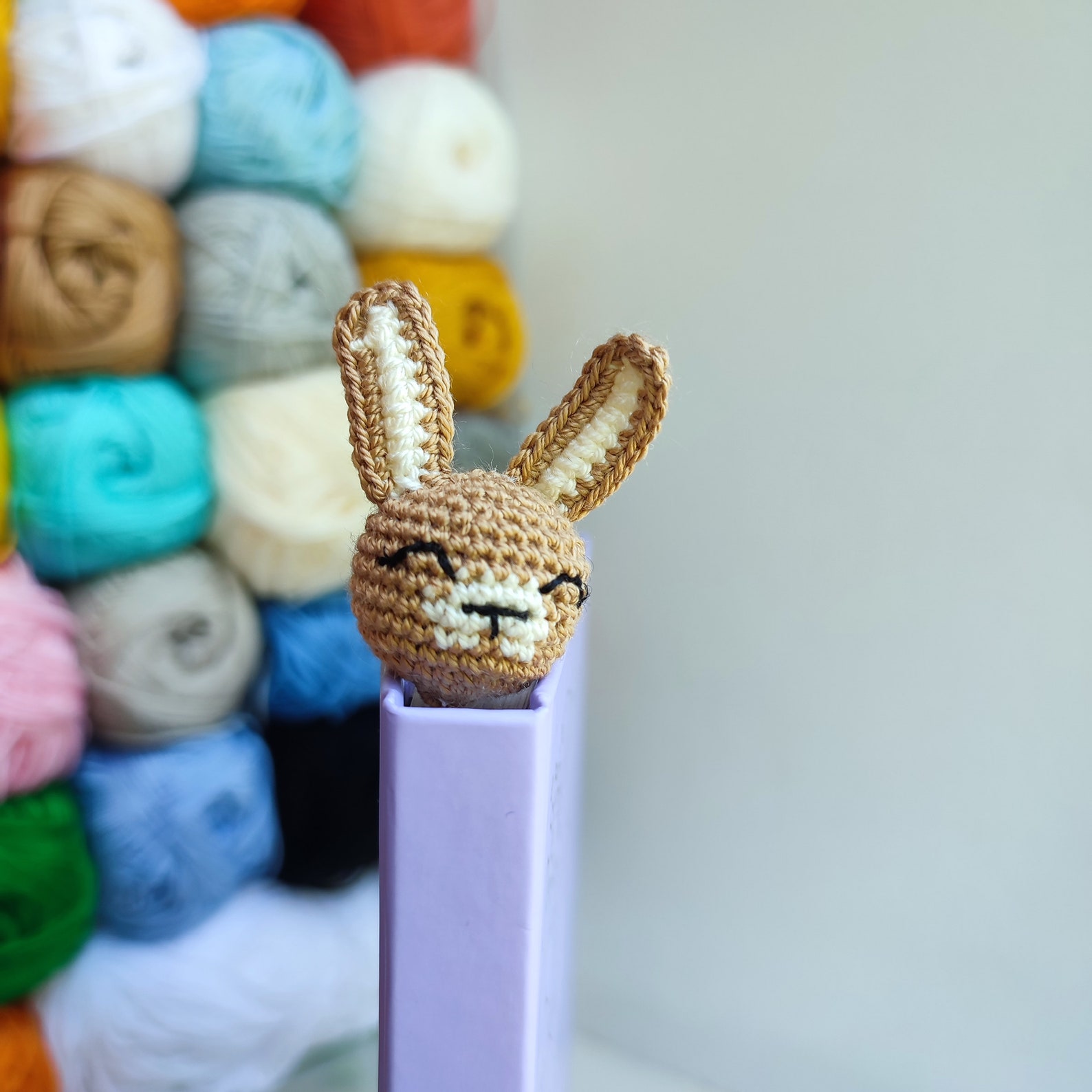 Tiny Bunny Bookmark Crochet Pattern - Etsy