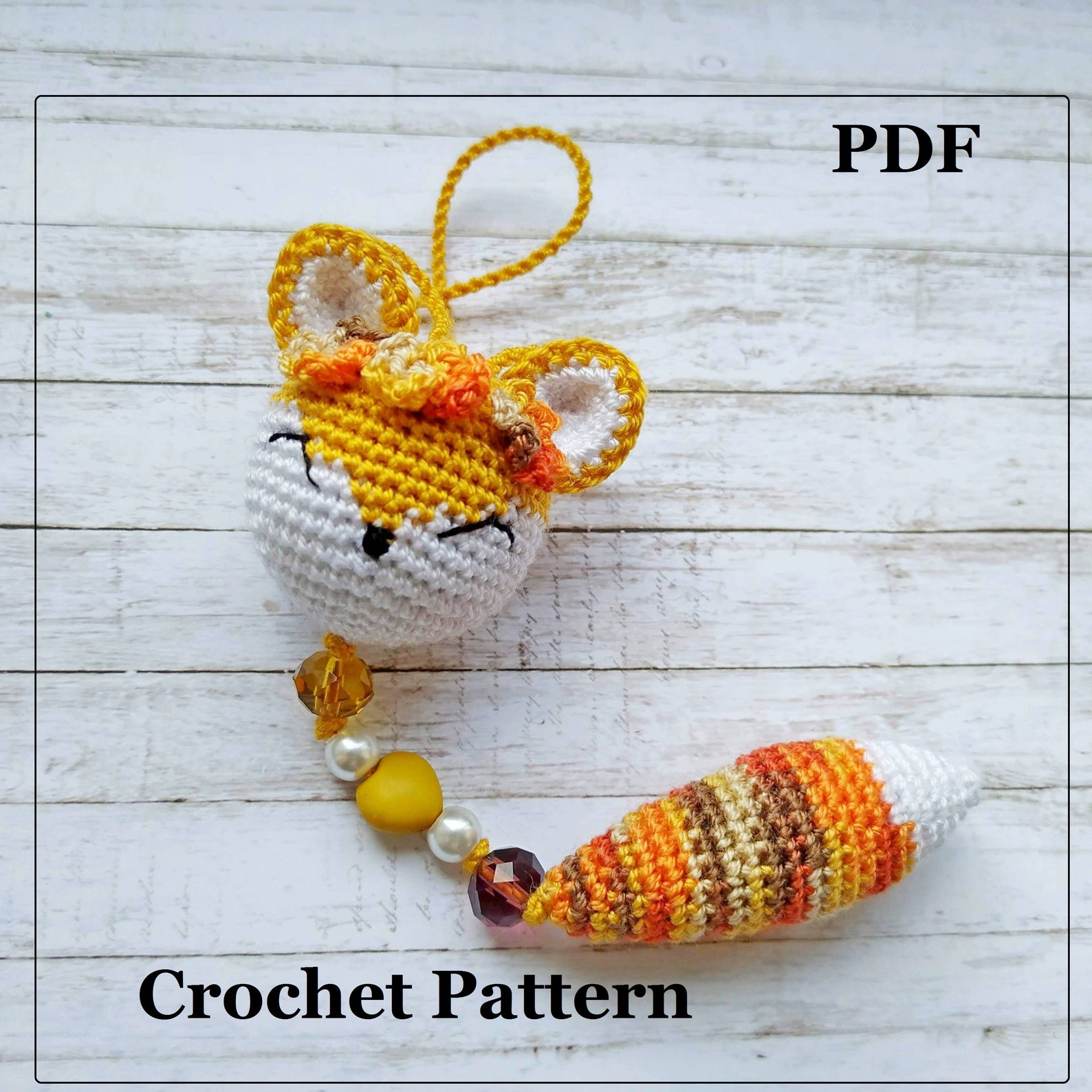 Fox Crochet Pattern Step-by-step Instructions PDF Fille | Etsy