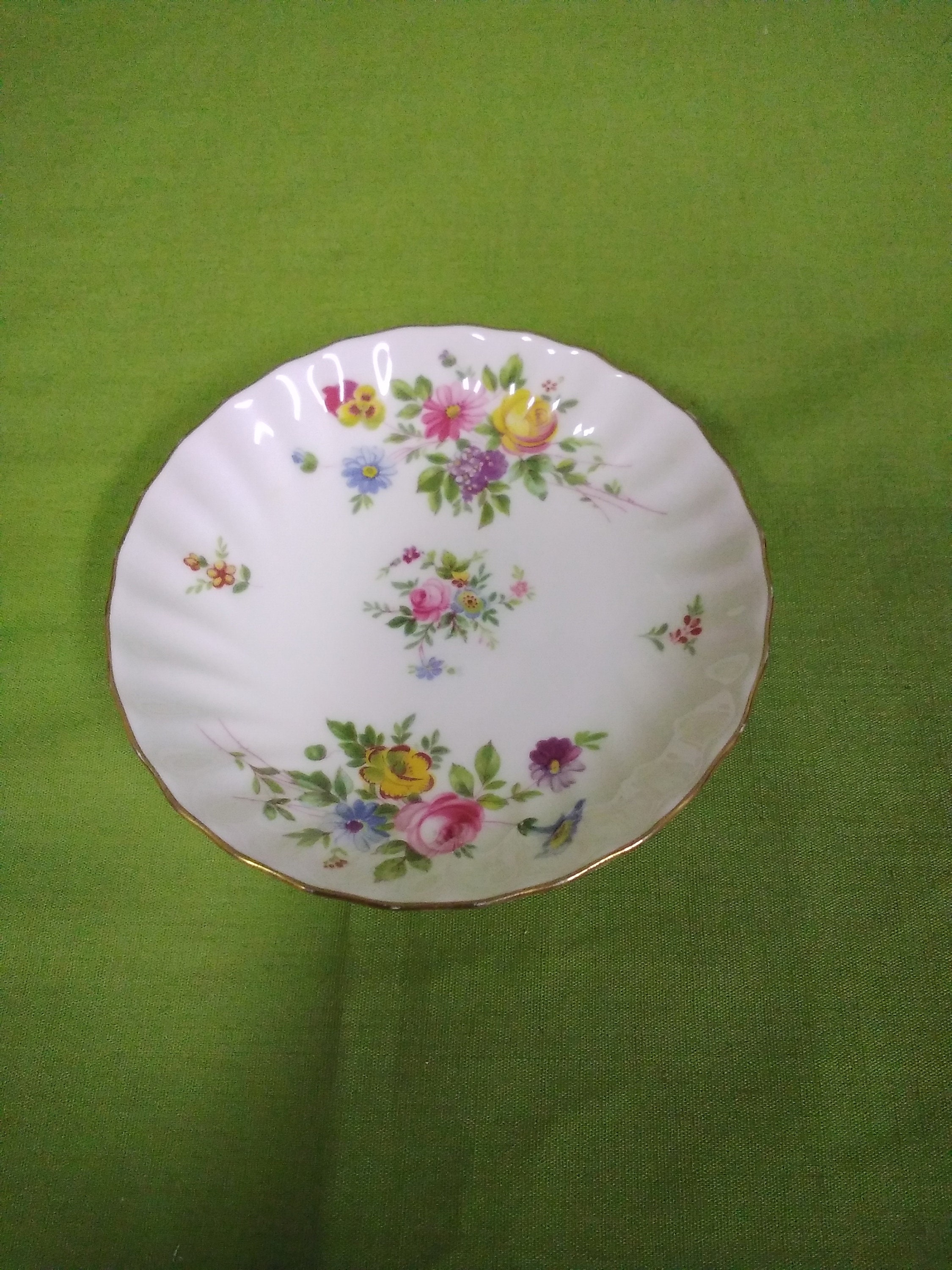 Vintage Minton Fine Bone China Trinket Dish pattern is Marlow | Etsy