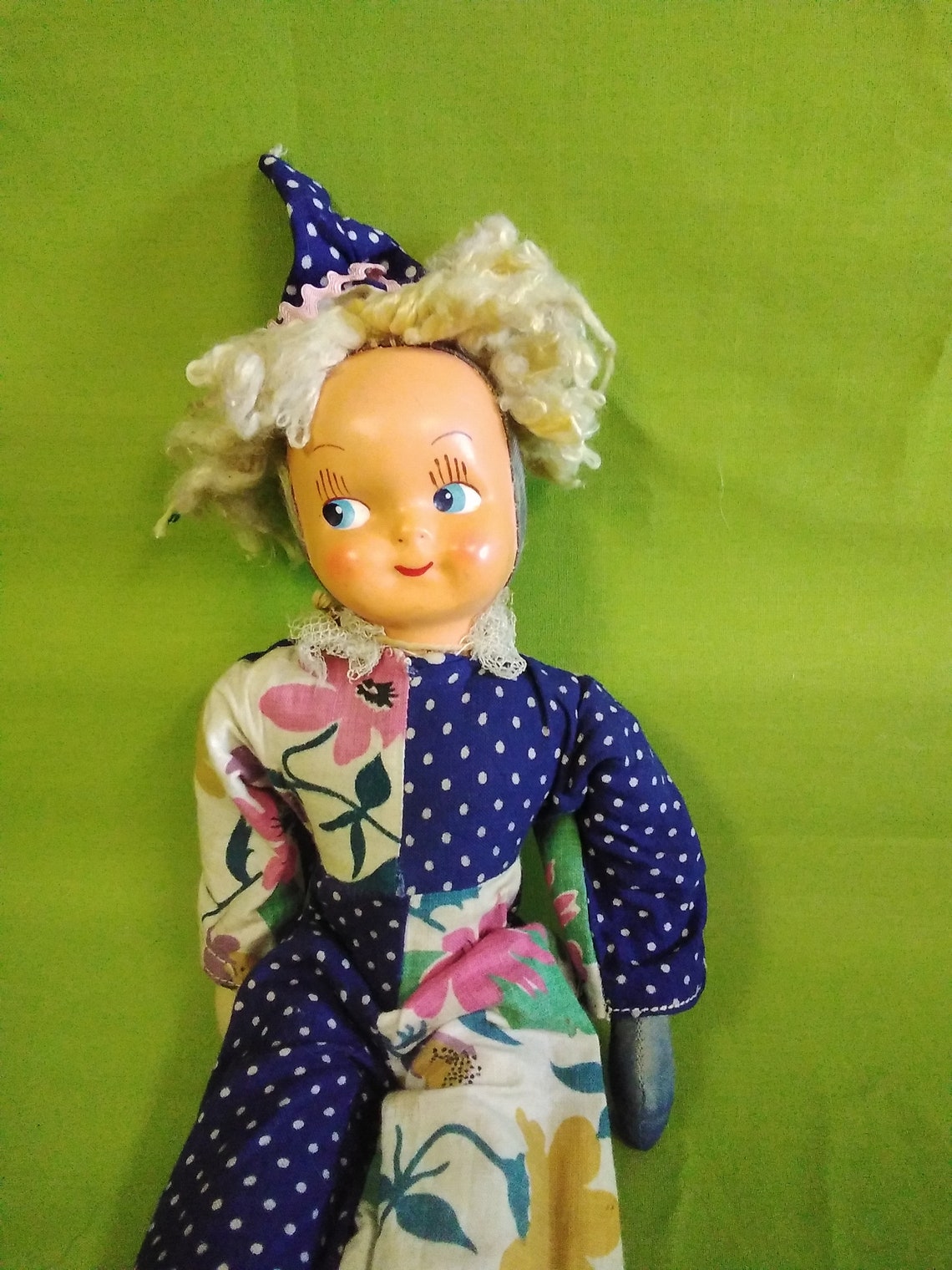 Vintage 1950's Pixie Carnival Doll - Etsy