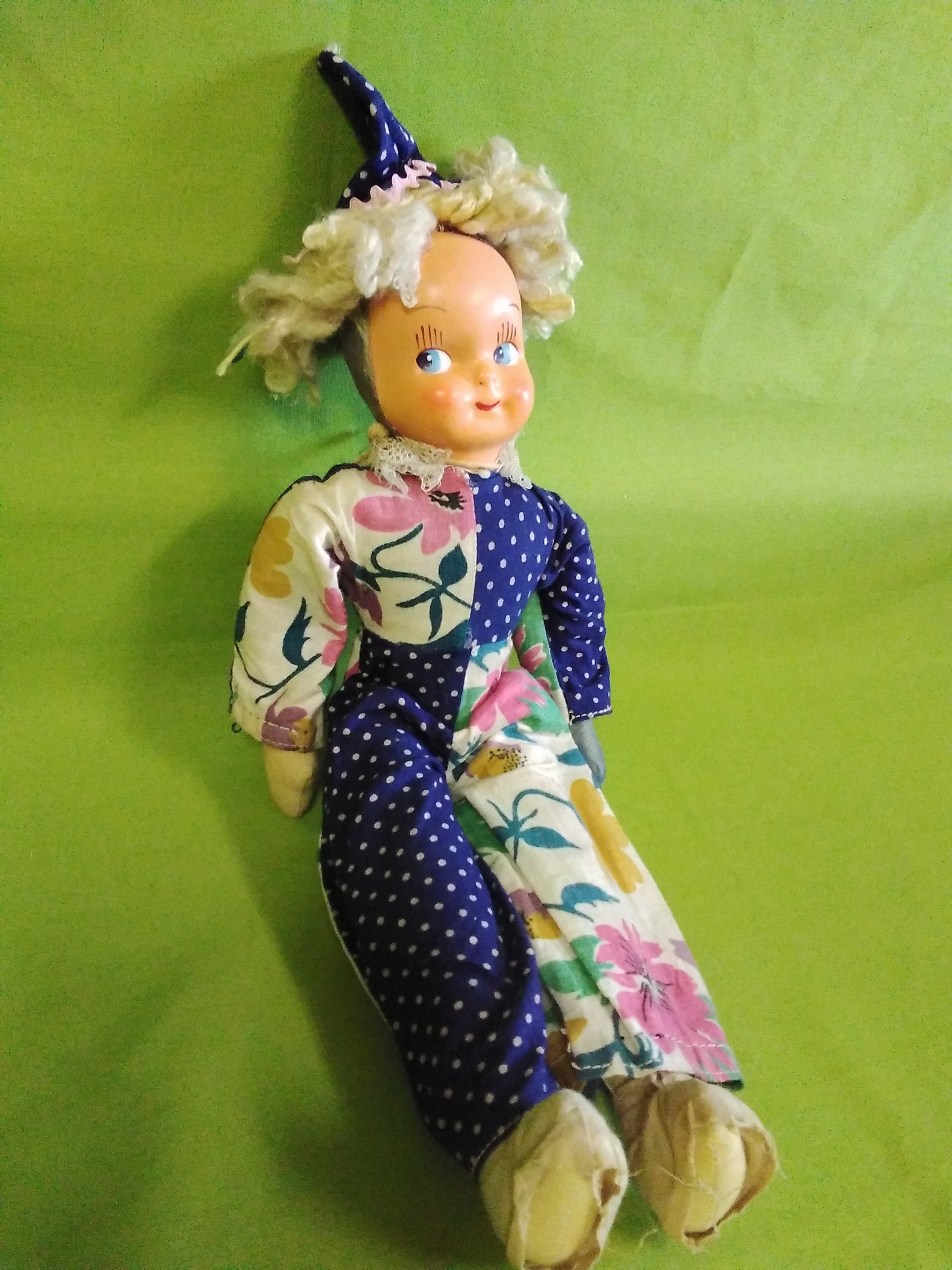 Vintage 1950's Pixie Carnival Doll - Etsy